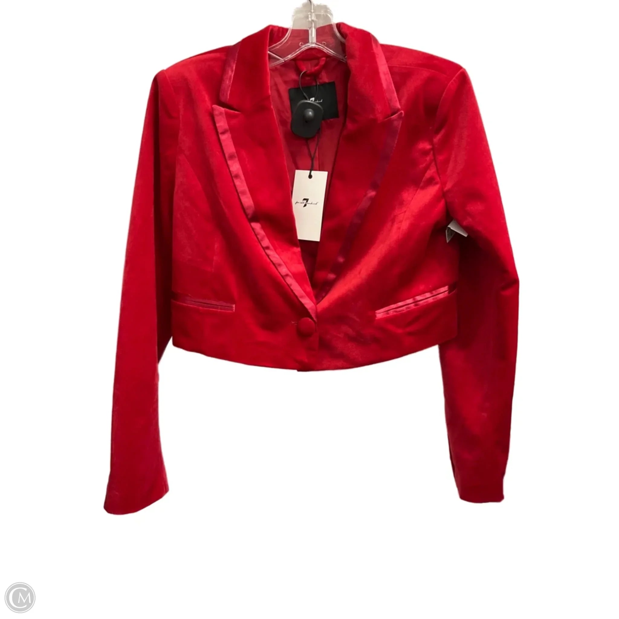 Blazer By 7 For All Mankind In Red, Size: S – Clothes Mentor