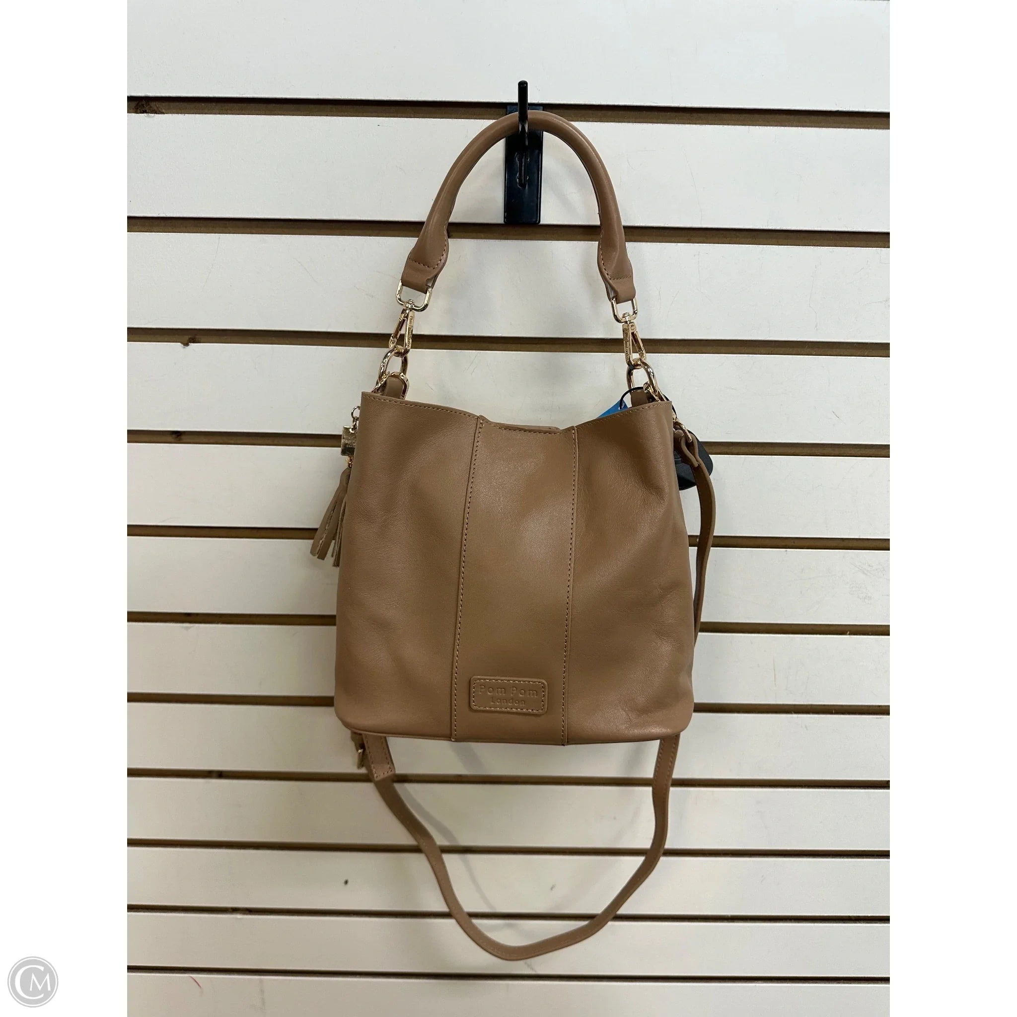 Crossbody Leather By Pom Pom London, Size: Medium – Clothes Mentor