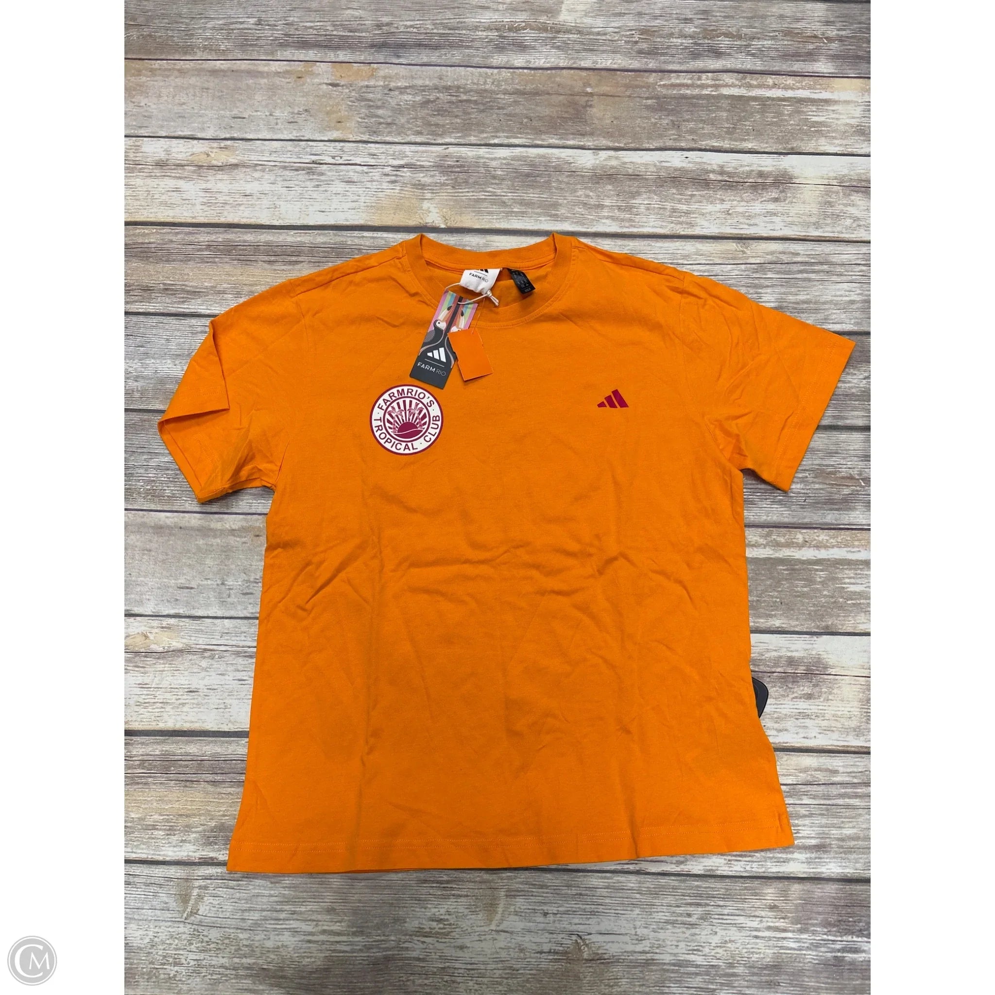 Top Short Sleeve By Farm Rio In Orange, Size: L – Clothes Mentor