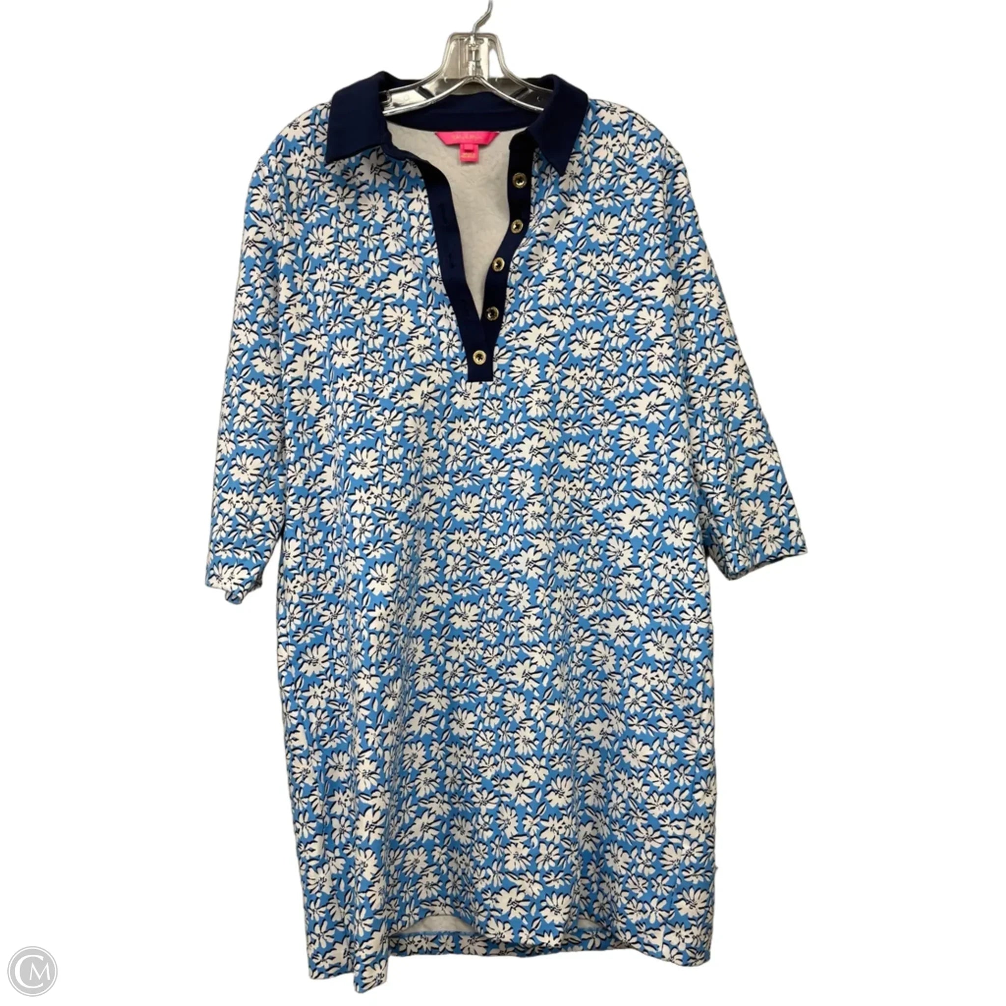 Dress Designer By Lilly Pulitzer In Blue, Size: Xl – Clothes Mentor